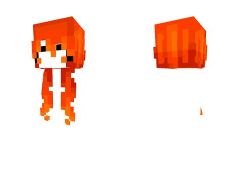 Female Hb Long Pumpkin Ginger Minecraft Skin Mcskincraft