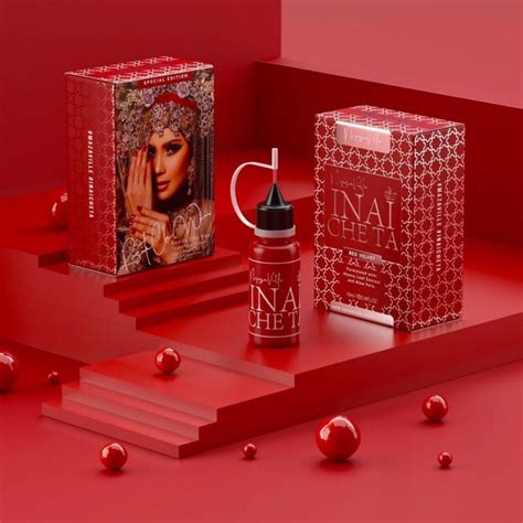 Readystock‼️ 💯original Hq🔥 Inai Che Ta By Mazeville Inai Cheta Red