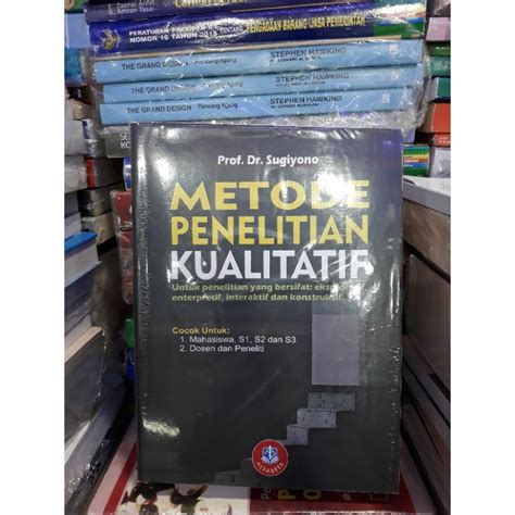 Jual Metode Penelitian Kualitatif Prof Dr Sugiyono Indonesiashopee