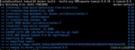 【docker】使用dockerfile构建镜像dockerfile构建tomcat Csdn博客