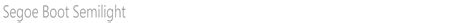 Segoe Boot Semilight Font Download Free