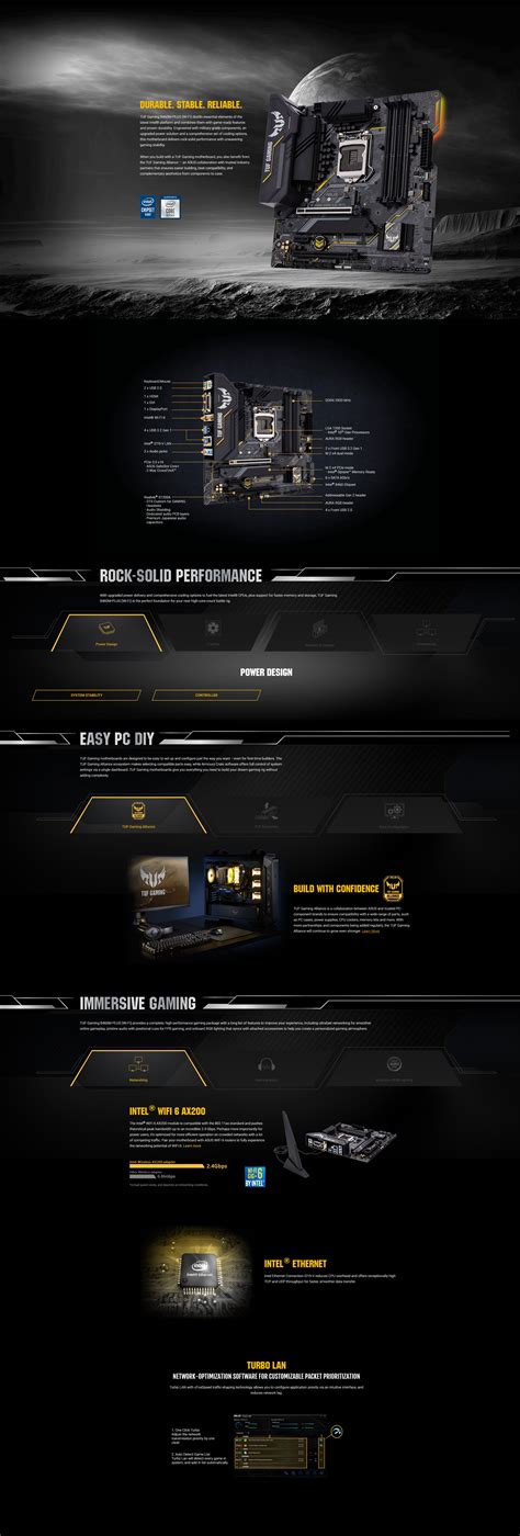 Mainboard Asus TUF GAMING B460M PLUS WI FI