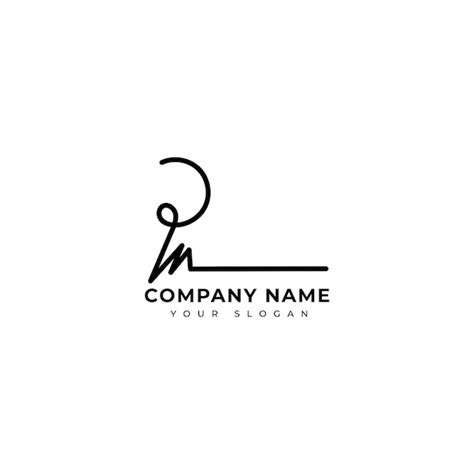 Premium Vector Pn Initial Signature Logo Vector Design