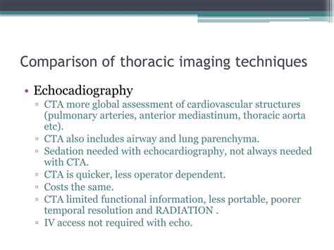 PPT Paediatric Cardiothoracic CTA PowerPoint Presentation Free Download ID 3066662