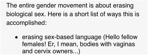 Replacing Sex Based Language With Language Based On Sex