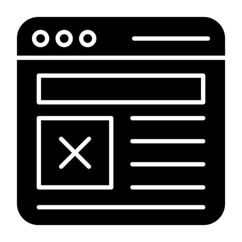 Perfect Design Icon Of Block Website 19435635 Vector Art At Vecteezy