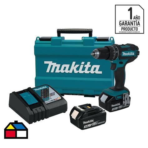 Taladro Inalámbrico Percutor 13 mm 18 V 2 Baterías Sodimac Chile