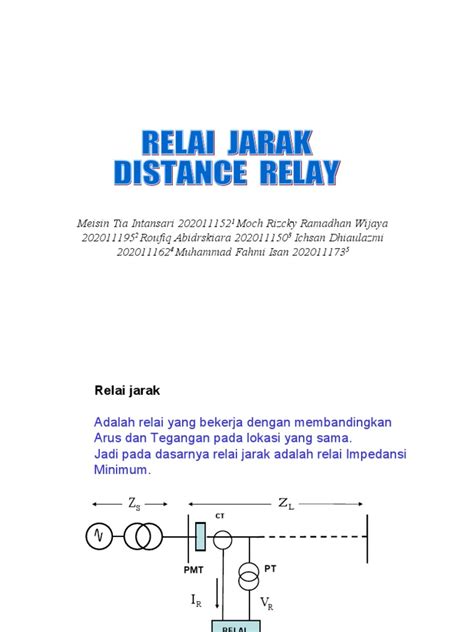 Distance Relay Pdf