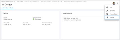 Automation Team Member Shibumi Help