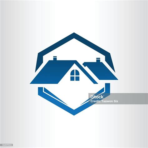 房地產向量標誌設計範本房子抽象的概念圖示房地產建築建築標誌向量圖形及更多不動產圖片 不動產 企業 公寓 Istock
