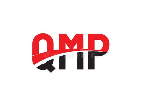Qmp Letter Initial Logo Design Vector Illustration Stock Vector