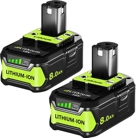 Amazon KINGTIANLE 8 0Ah 18V Battery For Ryobi Replacement