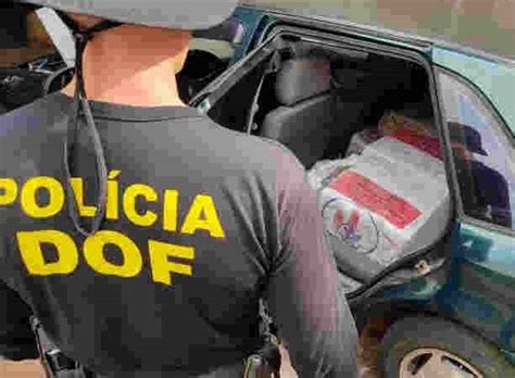 Traficante tenta fuga na BR 267 mas capota veículo 316 kg de