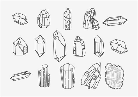 Quartz Line Icon Vector 158056 Vector Art At Vecteezy