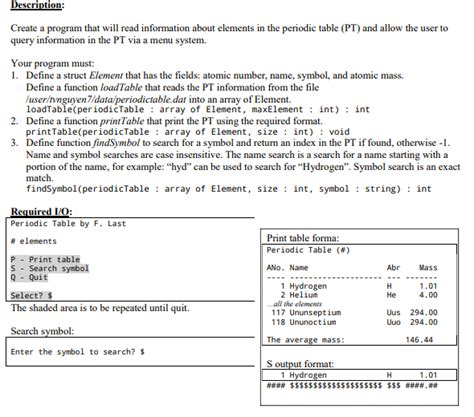 Solved Description Create A Program That Will Read