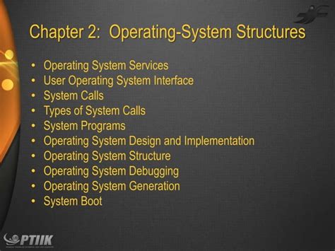 Ch Operating System Structures Pdf