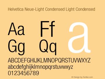 Helvetica Light Condensed Font Typo Helvetica Gratuite Qosske