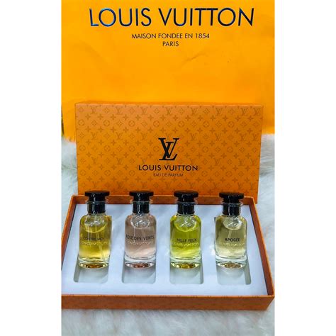 Set Lv Perfume Miniature Rose Des Vents Contre Moi Apogee Mille Feux