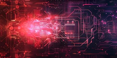 Premium Photo Digital Security Concept With Lock And Circuit On Abstract Background Concept