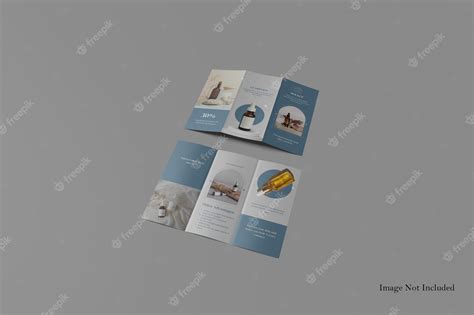 Mockup De Folleto Tríptico Archivo Psd Premium