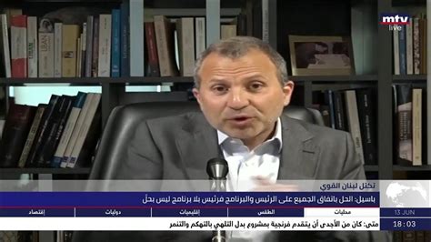 تكتل لبنان القوي كلمة النائب جبران باسيل بعد إجتماع التكتل Youtube