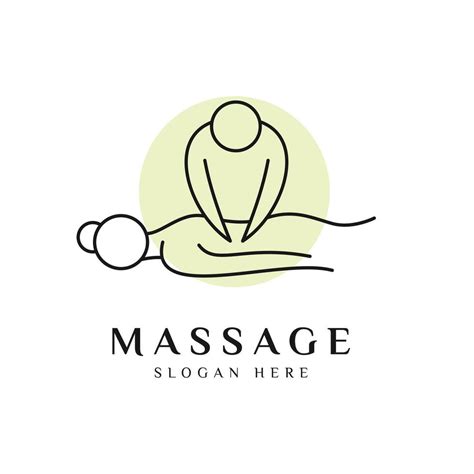 Body Massage Logo Design Icon Illustration 46527774 Vector Art At Vecteezy