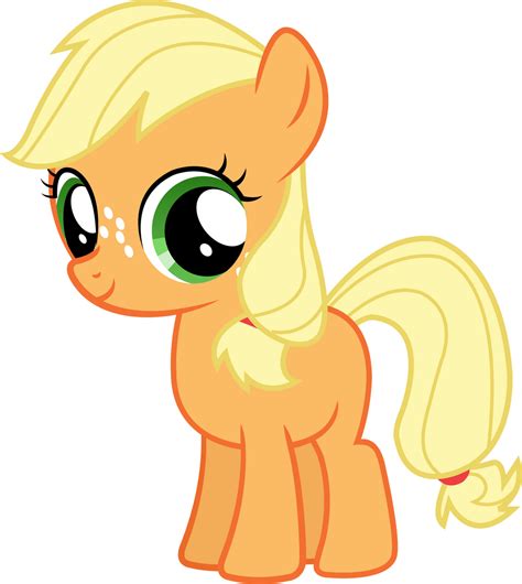 Filly Applejack Vector By Nsmah On Deviantart