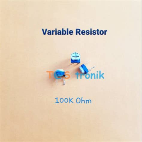 Jual VR 100k Ohm Variable Resistor 100k Trimpot 100k Shopee Indonesia