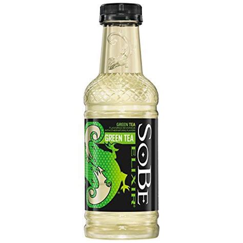Sobe Elixir Green Tea With Ginsing And Echinacea 20oz Bottle