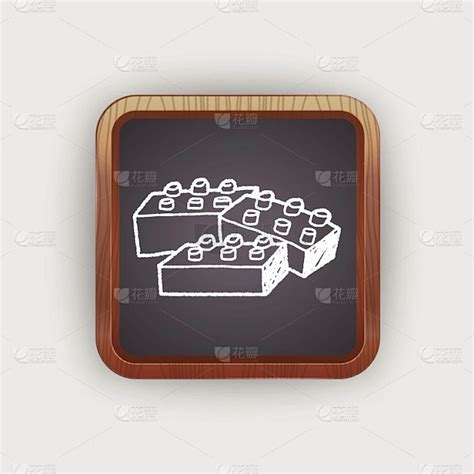 涂鸦的构建块素材 花瓣网