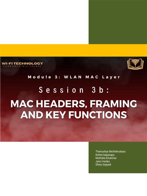 Session3b Notes Pdf Computer Network Ieee 80211