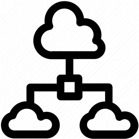 Cloud Computing Cloud Network Cloud Sharing Social Media Icon