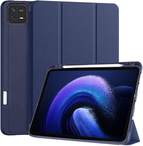ProElite Cover For Xiaomi Mi Pad 6 Cover Soft Flexible Flip Case Cover With Pen Holder For