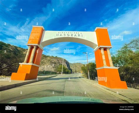 Arch Or Portal Of The Entrance To Nacozari De Garcia In Sonora Mexico