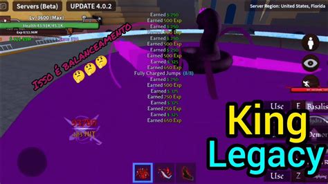 Testei A Melhor Fruta Pra Se Upar No King Legacy YouTube