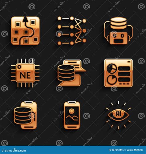 Set Server Data Mobile Phone Artificial Intelligence Ai Computer
