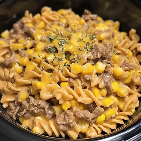 Creamy Garlic Ranch Beef Corn Shells 3 Easy Steps😋‣ Cara Mitchell