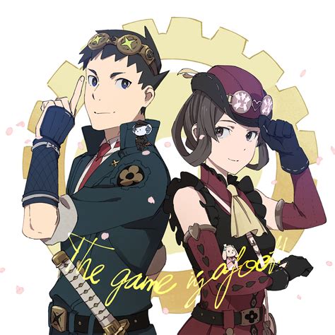 Ryunosuke Naruhodo And Susato Mikotoba Ace Attorney And More Drawn By Officinale T Danbooru