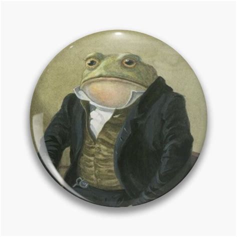 Colonel Toad Sir Toad Pin For Sale By Enjoymymemes Redbubble
