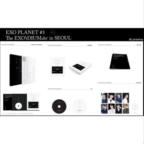 Exo Exo Planet 3 The Exordium Dot Photobook And Livealbum Shopee