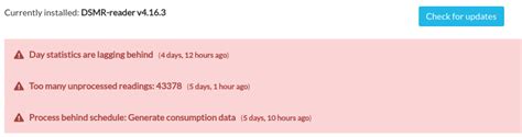 Database Server Had Een Probleem DSMR Reader Komt Niet Meer Tot Leven