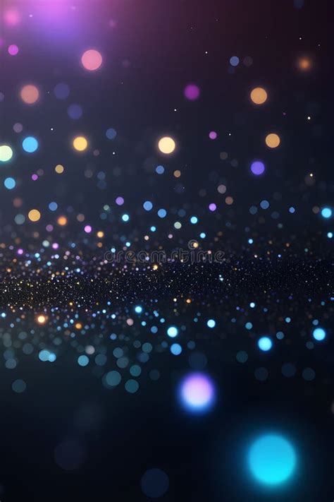 Abstract Dark Violet Bokeh Background Smartphone Screen Wallpaper