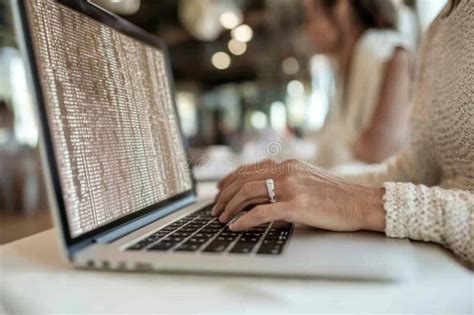 Cybersecurity Expert Working On Laptop In Minimalistic Modern Setting