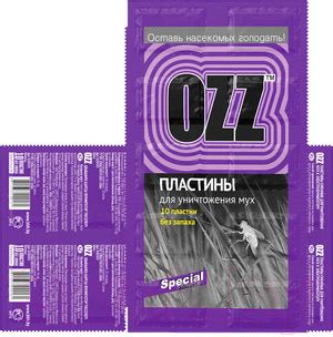 OZZ Пластины от мух (10шт) Наполнитель для фумигатора купить в Минске ...