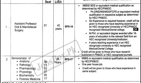 Jobs At King Edward Medical University Lahore In 2023 Pk