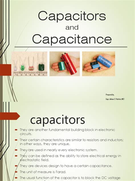P3 Capacitor And Capacitance Pdf Pdf
