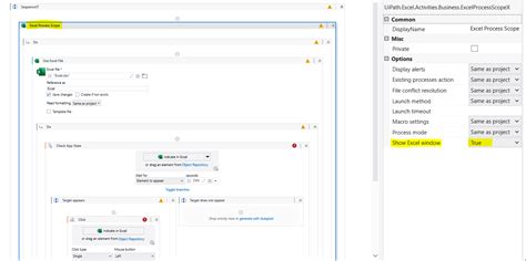how to use click activity on popup message while opening excel in