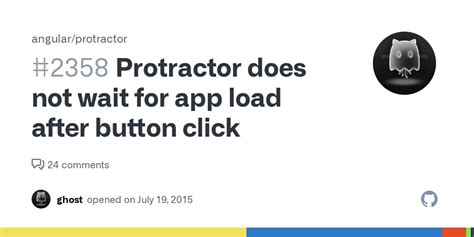 Protractor Does Not Wait For App Load After Button Click · Issue 2358
