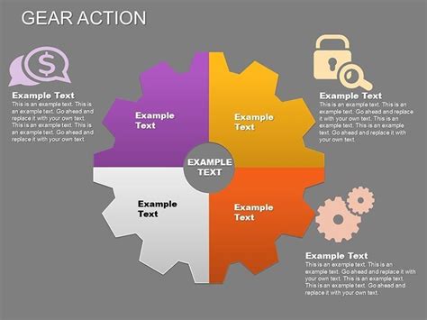 Gear Action PowerPoint Charts Template ImagineLayout Com