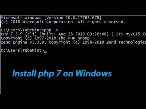 How To Install Php On Windows YouTube